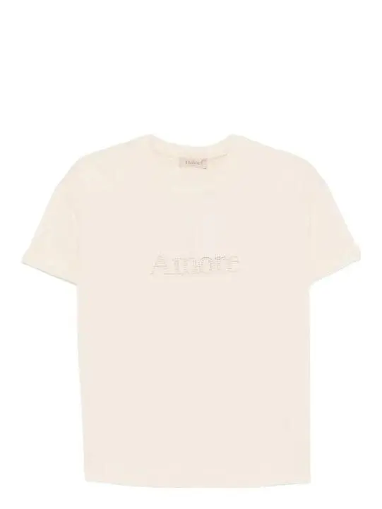 TWINSET Amore Appliqué T-shirt - White