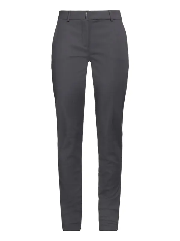 Sportmax Tapered Sweatpants With Zip And Snap Fastenings - Black