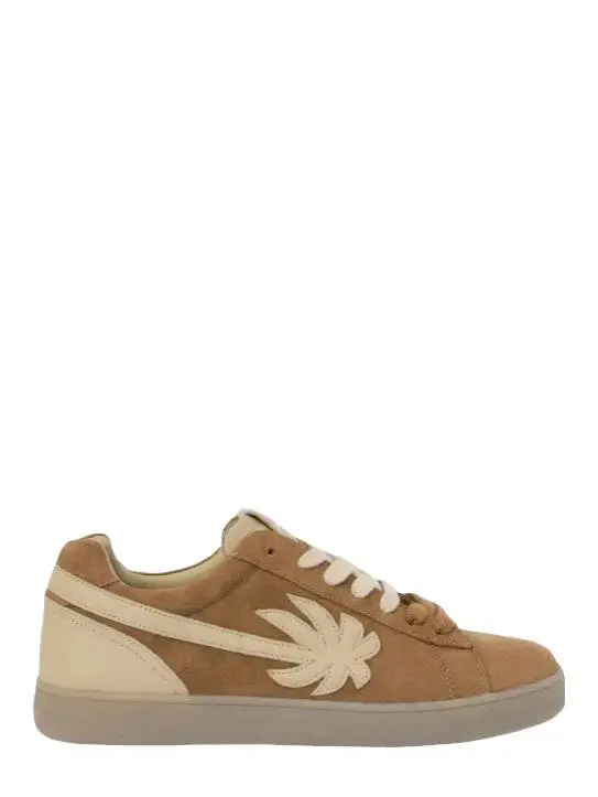 Palm Angels Palm Tennis Suede Low-top Sneakers - Brown