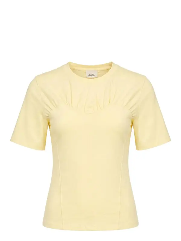 Isabel Marant Étoile Gathered T-shirt - Yellow