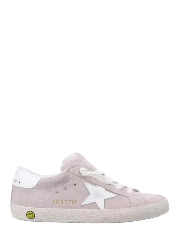 GOLDEN GOOSE Super Star Suede Sneakers - Light Pink