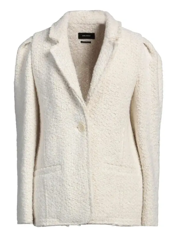Isabel Marant Étoile Single-breasted Bouclé Blazer - White