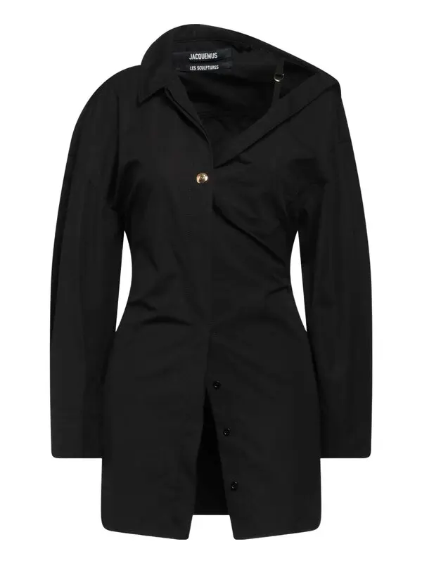 Jacquemus Long Solid-color Shirt - Black