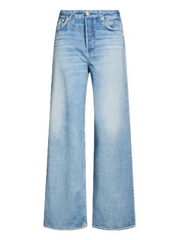 Rag & Bone Loose Fit Wide-leg Jeans - Blue