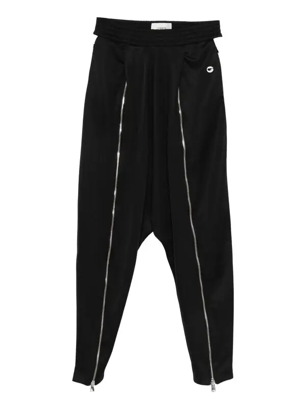 Coperni Sarouel Track Pants With Zipper Detail - Black