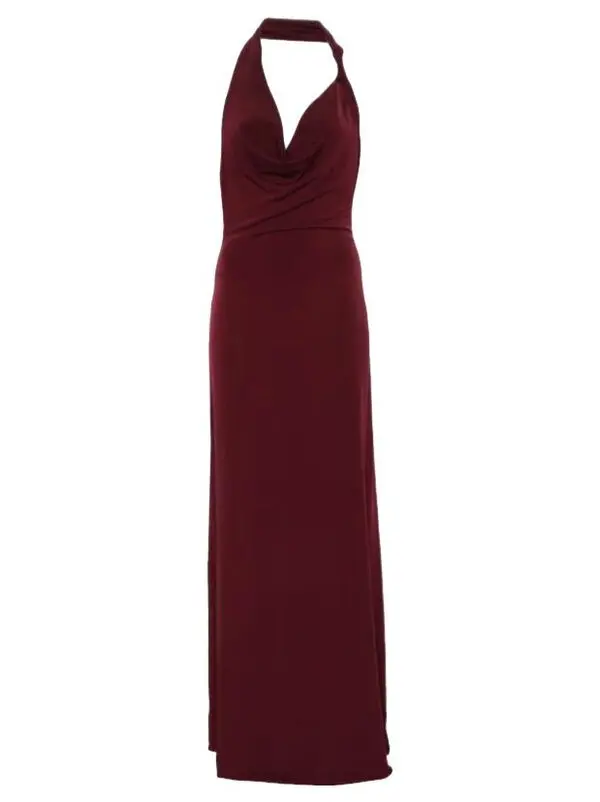 ANIYE BY Norah Halterneck Maxi Dress - Brown
