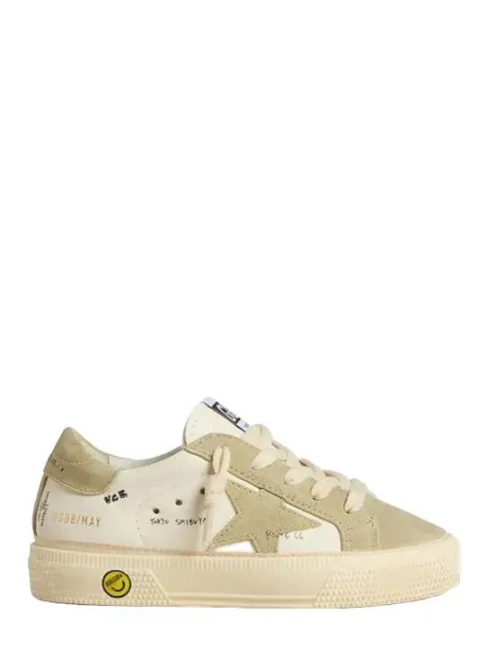 GOLDEN GOOSE Suede Lace-up Sneakers - Nude