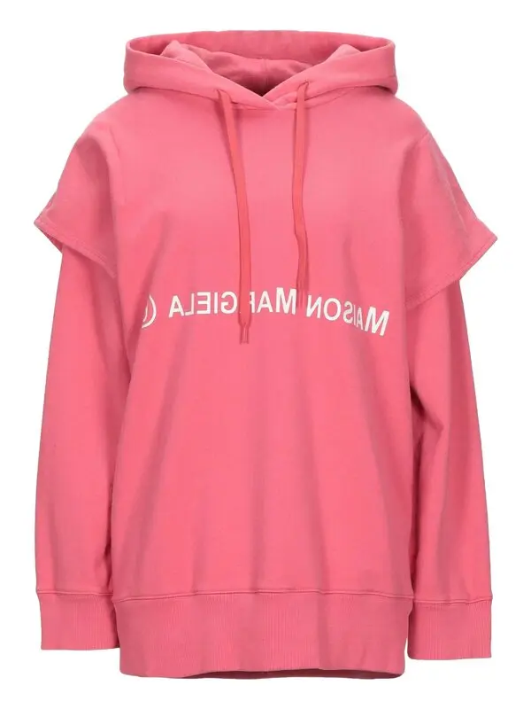MAISON MARGIELA Hooded Track Jacket - Pink
