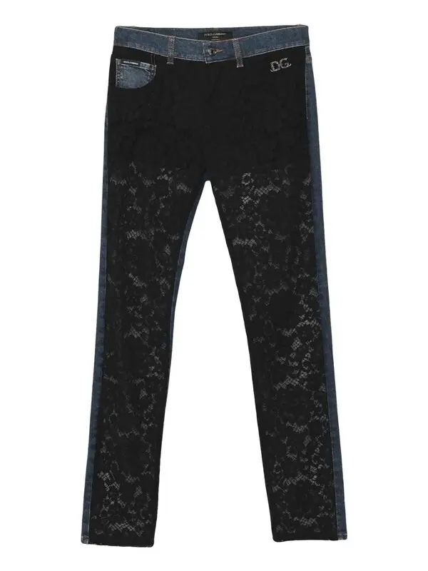 Dolce & Gabbana Mid-rise Jeans - Blue