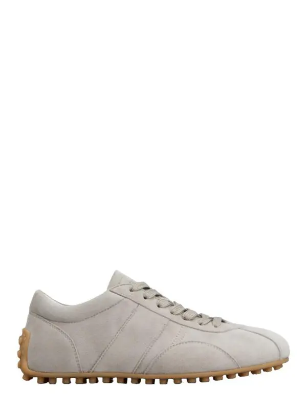 TOD'S Suede Lace-up Sneakers - Grey