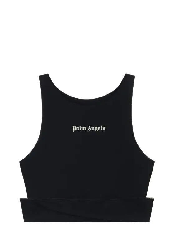 Palm Angels Classic Logo Top - Black