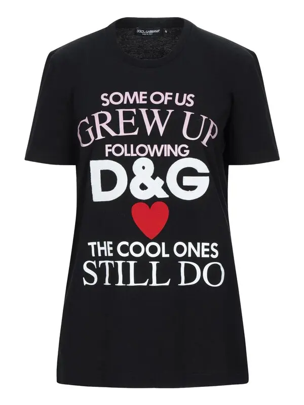 Dolce & Gabbana Printed T-shirt - Black