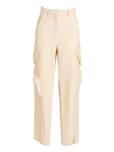 Jacquemus Cargo Pants With Zip Details - Nude
