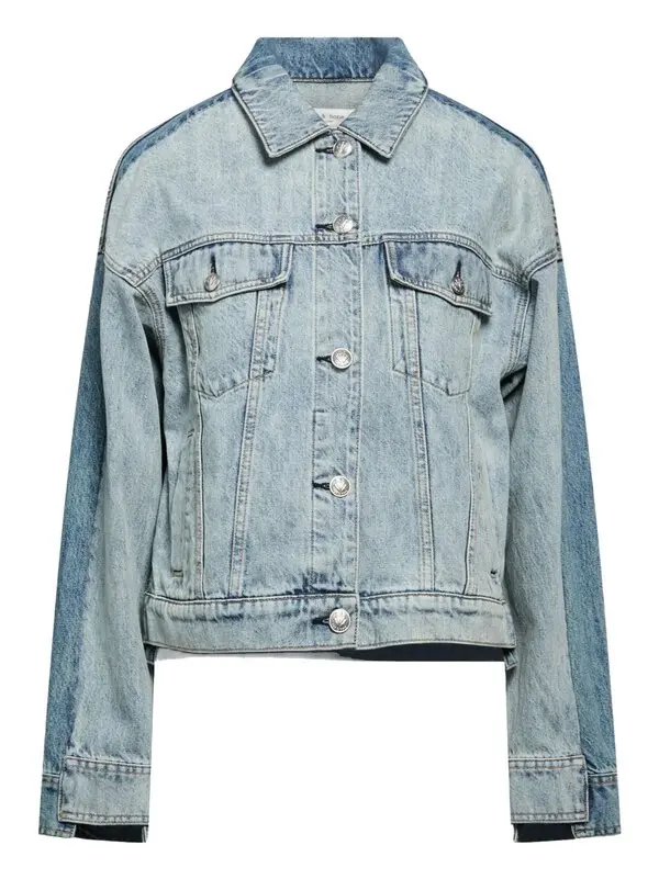 Rag & Bone Two-tone Denim Jacket - Blue