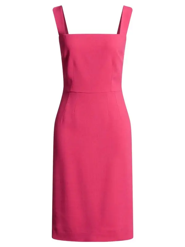 Dolce & Gabbana Sleeveless Square Neck Bodycon Dress - Fuchsia