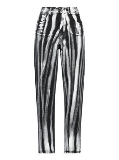 Dolce & Gabbana Loose Fit Printed Jeans - Black
