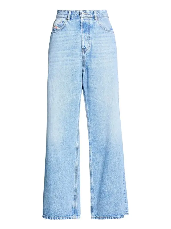 DIESEL® D-sire" Wide-leg Jeans - Black