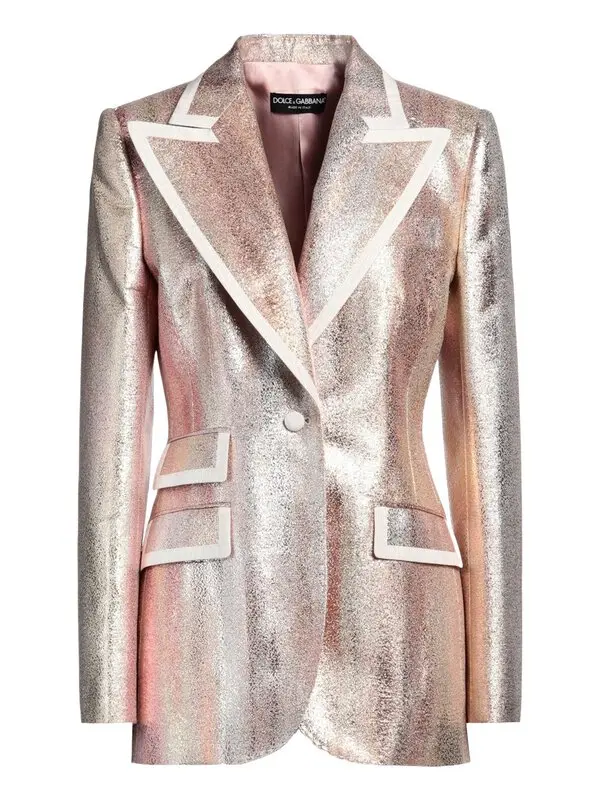 Dolce & Gabbana Single-breasted Blazer - Nude