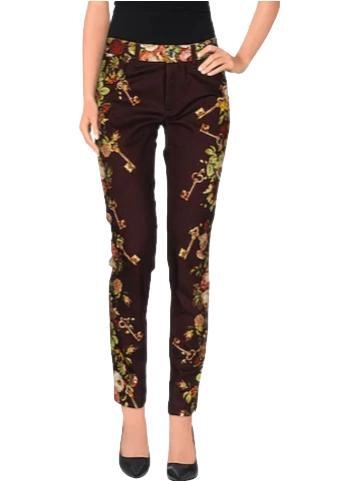 Dolce & Gabbana Printed Floral Gabardine Trousers - Black