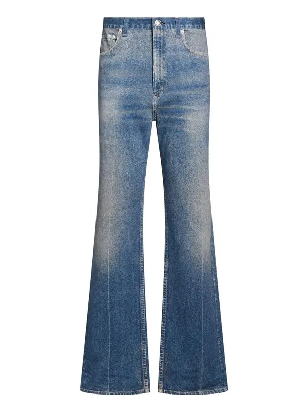 Rag & Bone Gradient Straight-leg Jeans - Blue