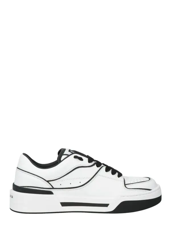 Dolce & Gabbana Two-tone Leather Low-top Sneakers - No