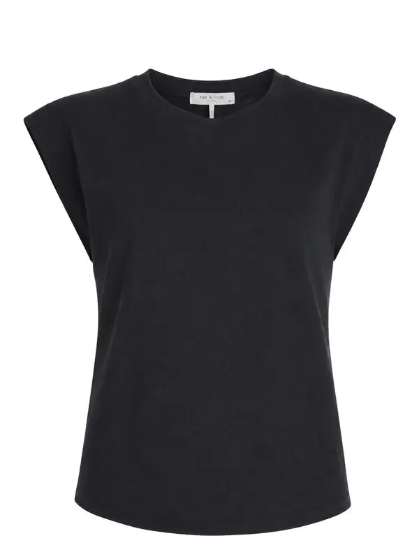 Rag & Bone Short Sleeve Crewneck T-shirt - Black