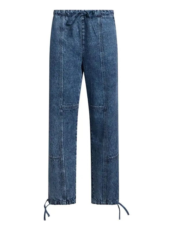 Rag & Bone Straight Denim Trousers - Blue