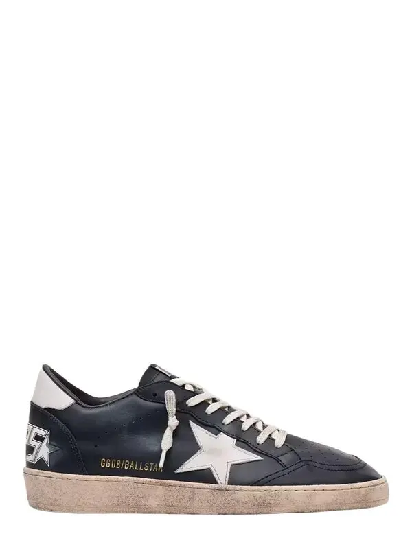GOLDEN GOOSE Ball Star Low Top Sneakers - Black