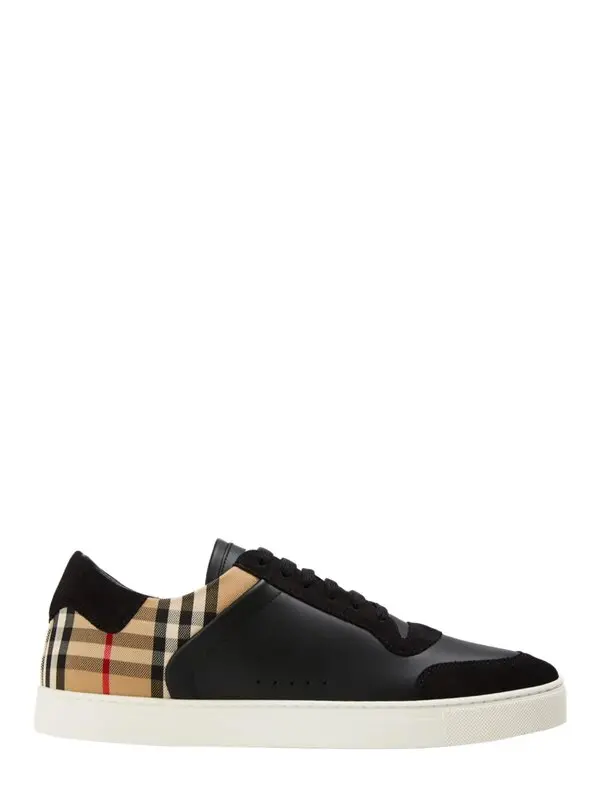 Burberry Logo Sneakers - Black