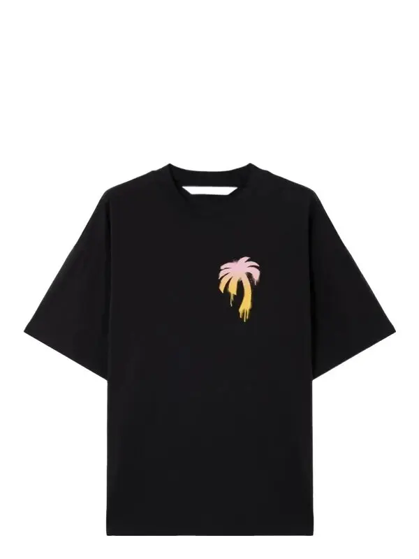 Palm Angels I Love Pa" Graphic T-shirt - Black