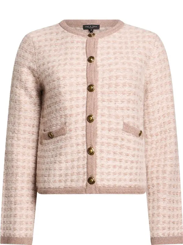 Rag & Bone Color Block Cardigans - Off White