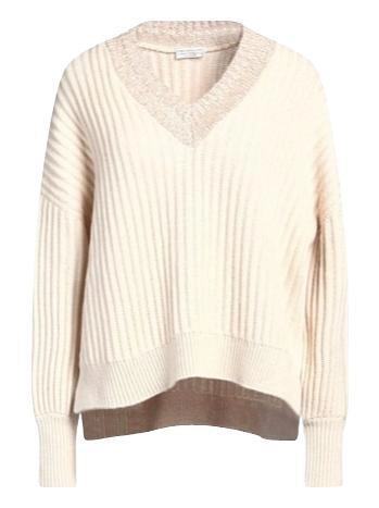 Brunello Cucinelli Cashmere Knitted Sweater - Beige