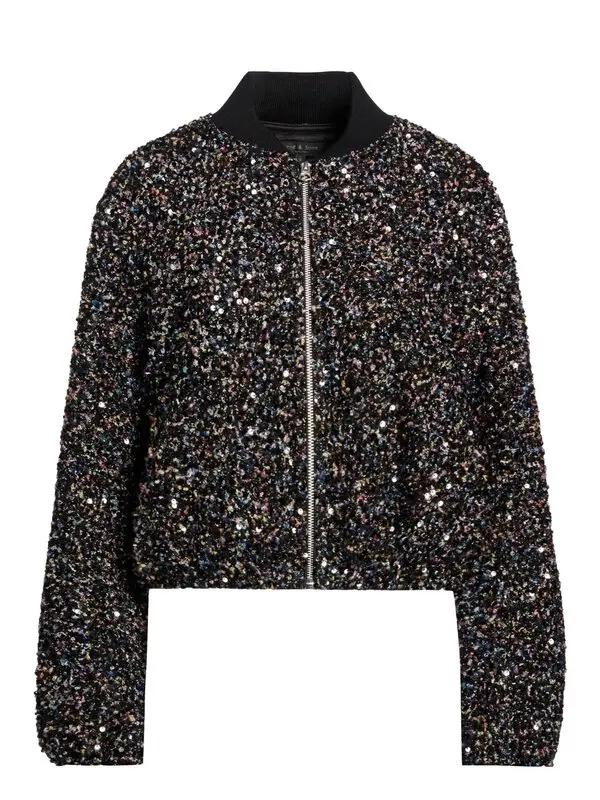 Rag & Bone Colorful Tweed Jacket - Black