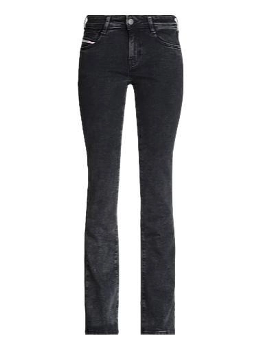 DIESEL® Stretchy Flared Jeans - Black