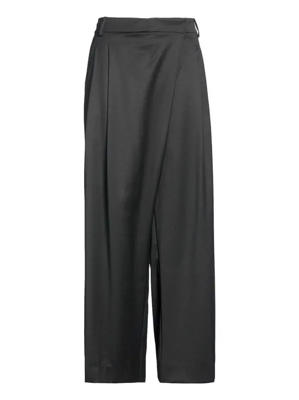 GANNI Wide-leg Trousers - Black