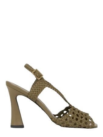 Etro Woven High-heeled Sandals - Green