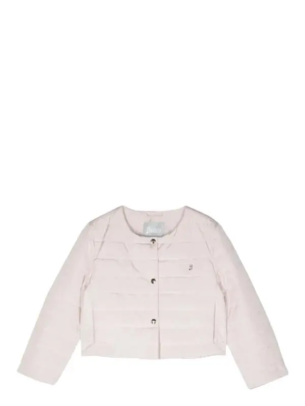 Herno Quilted Press-stud Jacket - Pink
