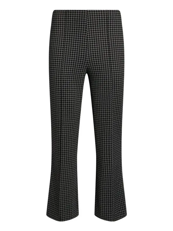 Rag & Bone Color Block Flared Trousers - Black
