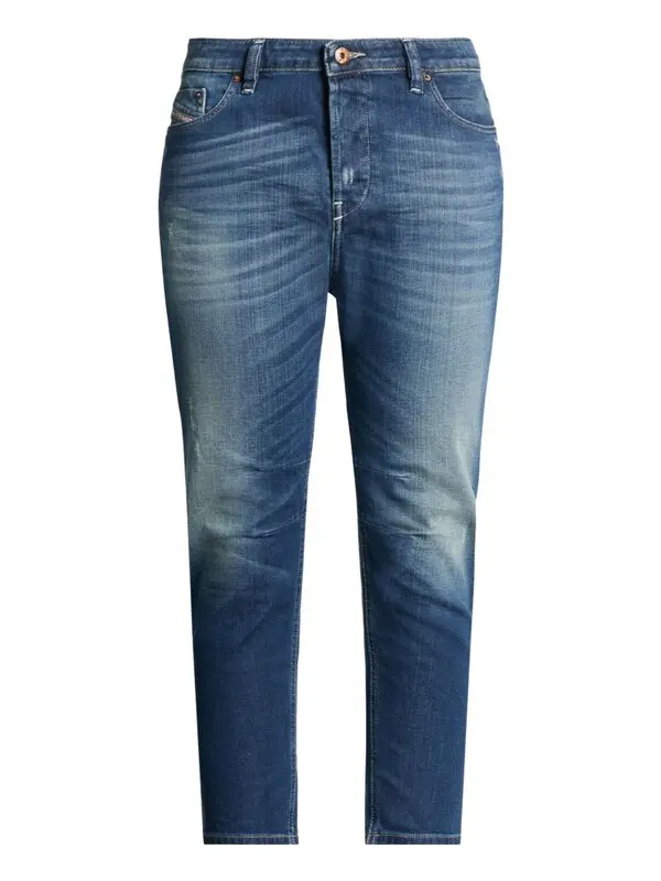 DIESEL® Dark Ripped Skinny Jeans - Blue