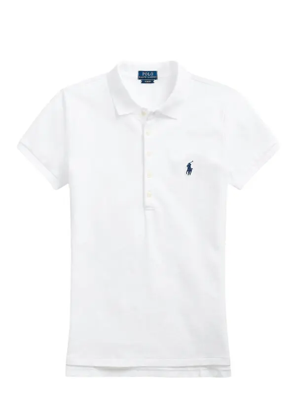 Polo Ralph Lauren Logo Short Sleeve Polo Shirt - White