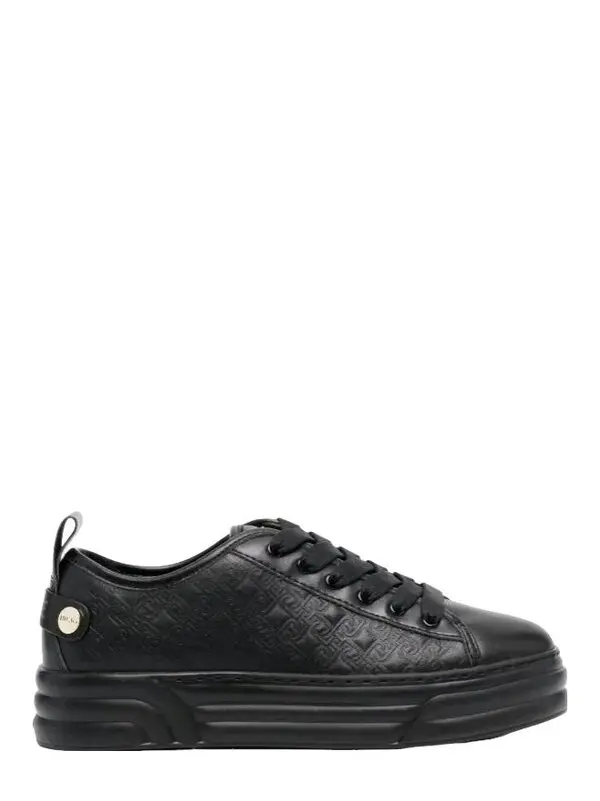 Liu Jo Calfskin Low-top Sneakers - Black