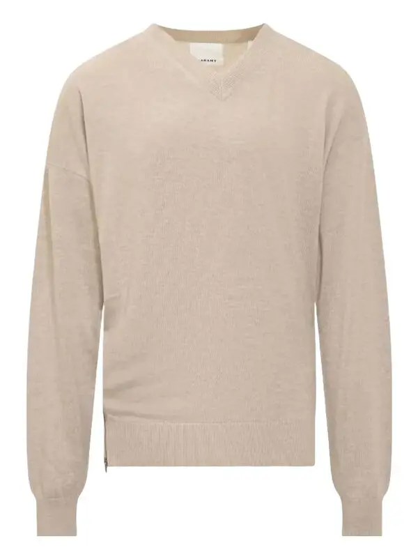 Isabel Marant Étoile V-neck Long Sleeve Sweater - Nude