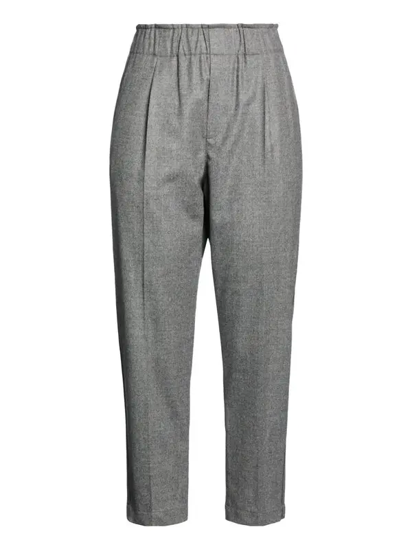 Brunello Cucinelli Plain Trousers - Gray