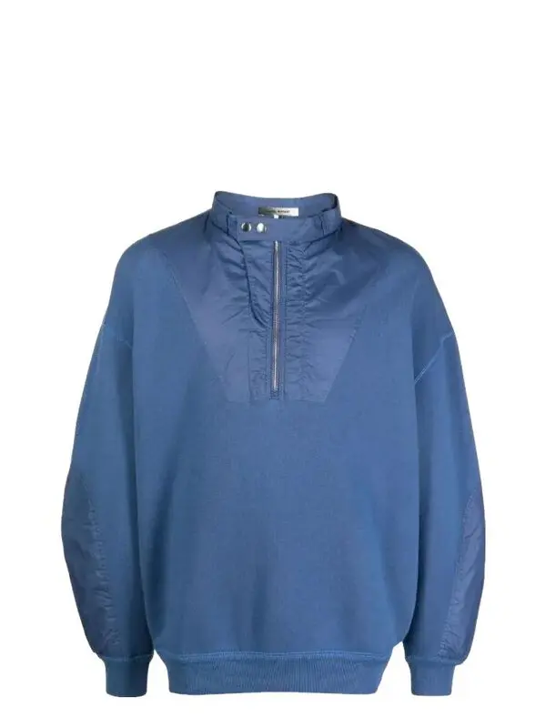 Isabel Marant Étoile Half-zip Panelled Sweatshirt - Blue