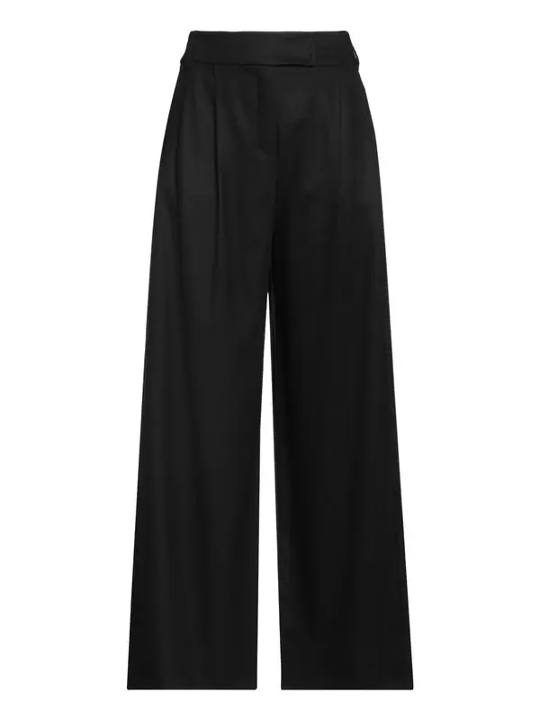 Max Mara Wide-leg Trousers - Black