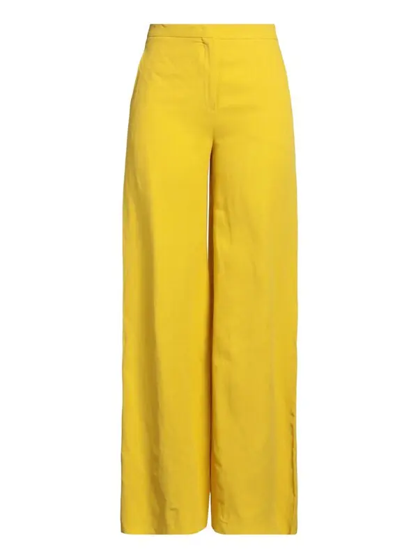 Max Mara Wide-leg Trousers - Yellow