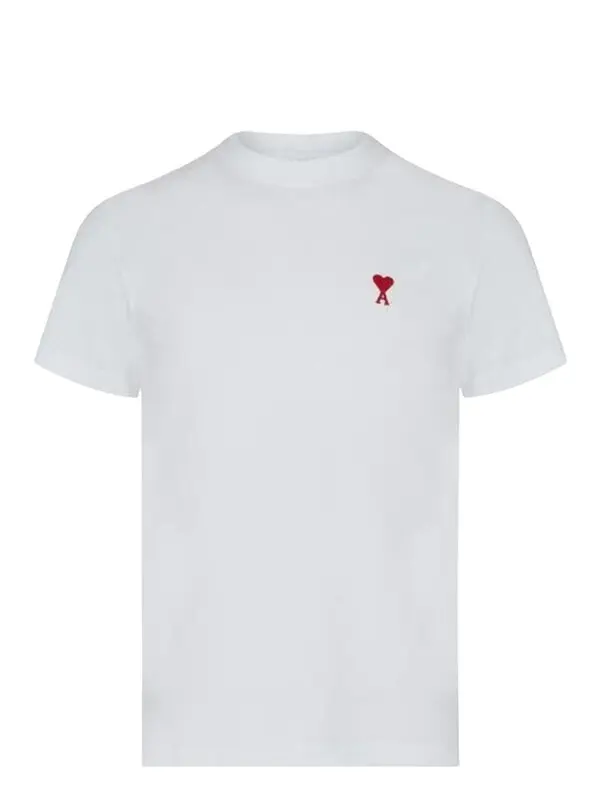 AMI Paris Logo Short-sleeved T-shirt - White