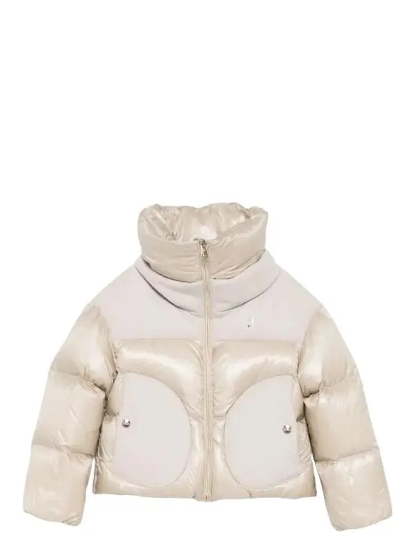 Herno Quilted Panelled Jacket - Nude
