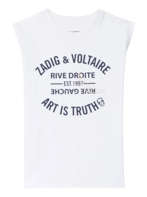 Zadig&Voltaire Sleeveless T-shirt - White