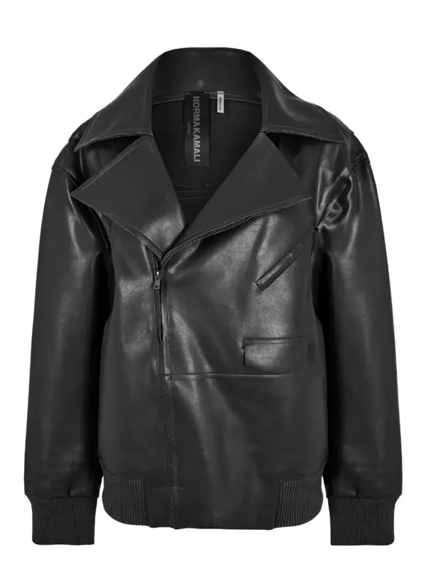 Ralph Lauren Leather Jacket - Black